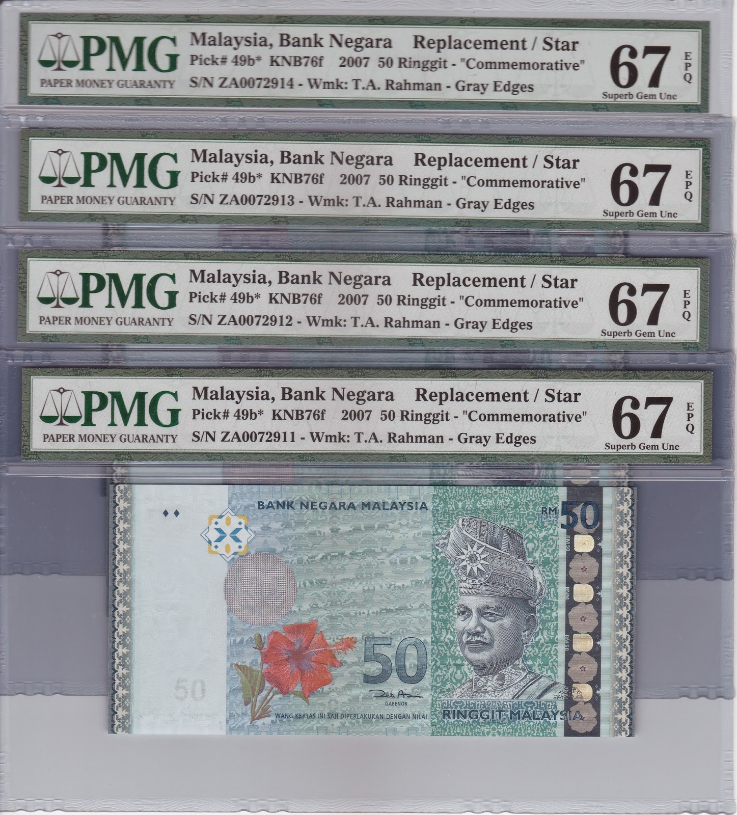 Randhawa's Bank Notes And Collectibles: [PMG GRADED] Malaysia RM 50 ...